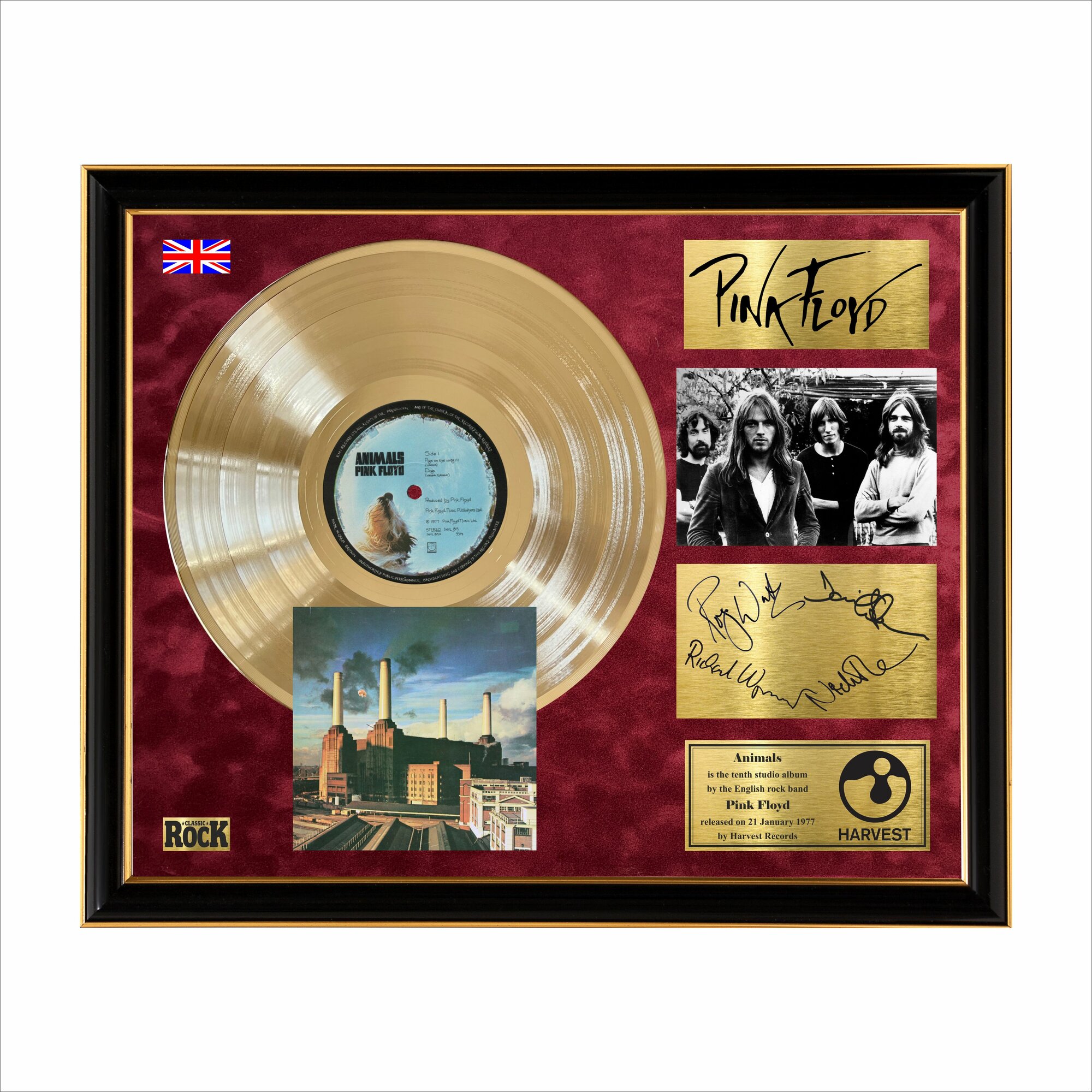 Pink Floyd Золотая виниловая пластинка