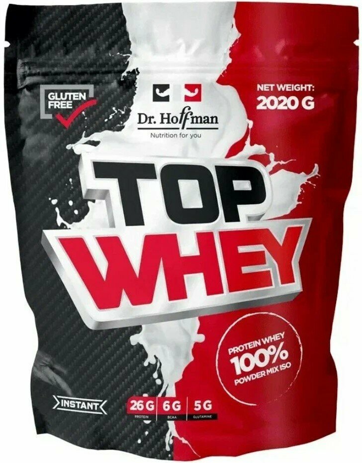 Протеин сывороточный Dr.Hoffman Top Whey 2020g (Ваниль) 54 порции — фото 1