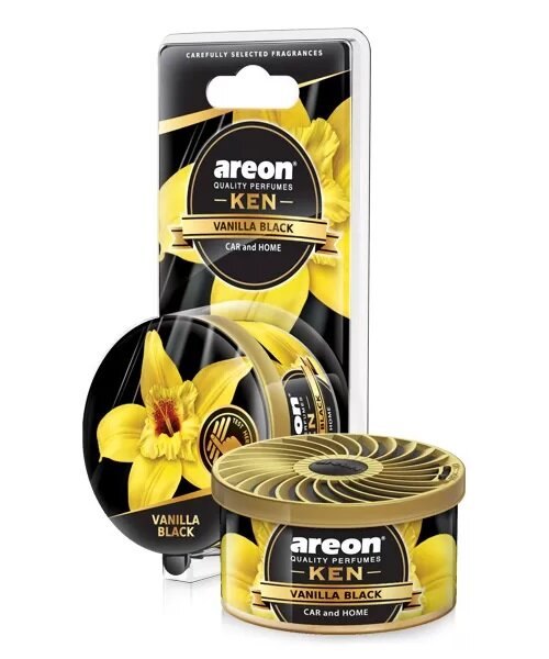 Ароматизатор Areon Ken Blister Vanilla Black ваниль блэк