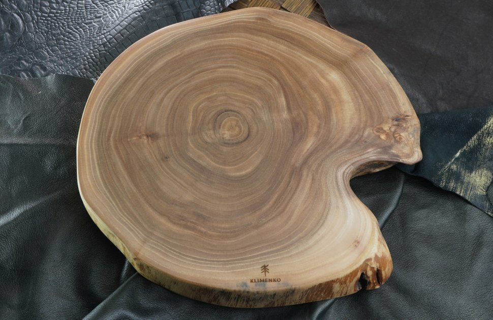 Разделочная доска/доска для подачи Klimenko, спил карагача K-3