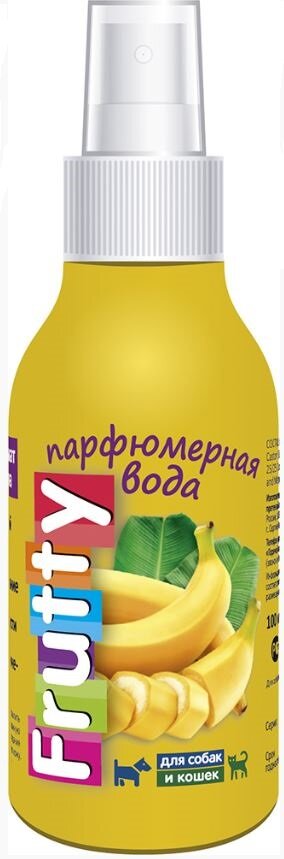 Агроветзащита Парфюмерная вода для собак и кошек Frutty Банан, 100мл