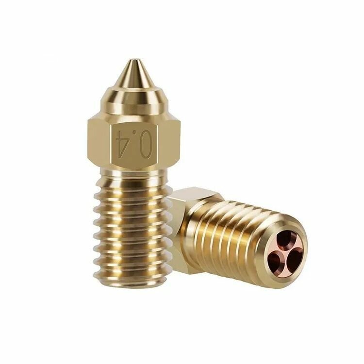Сопло 0,8мм, многоканальное (CHT), латунь, для 3D принтера Ender 7 / 5 S1 / 3 V3 SE / CR-6 SE