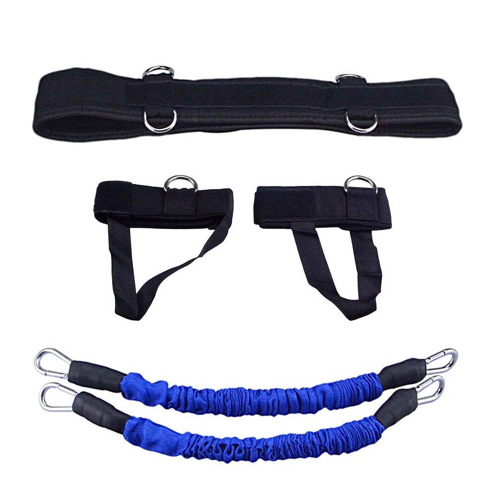 Эспандеры для ног 5 шт. Темно-синий, YD40-blue-20lbs