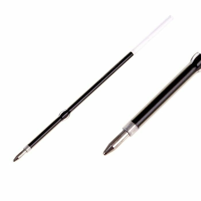 Стержень шариковый 1.0 мм, с ушками, для автоматических ручек, 107 мм, чернила синие