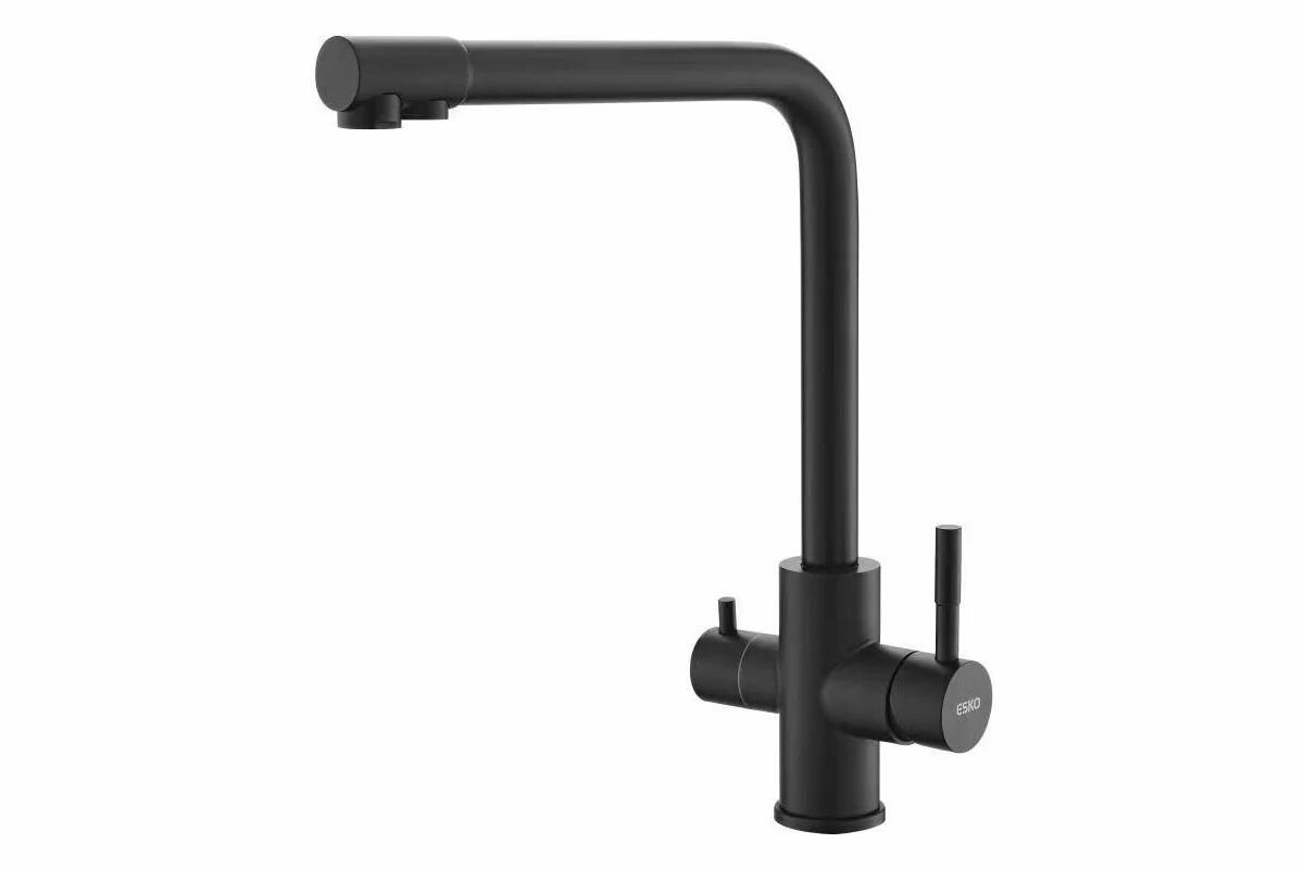 Смеситель Esko K24 B для кухонной мойки с подключением к фильтру