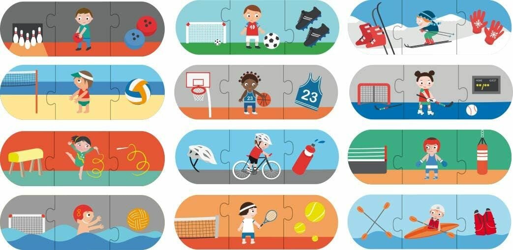 Пазлы "Спорт" Apli kids, Испания