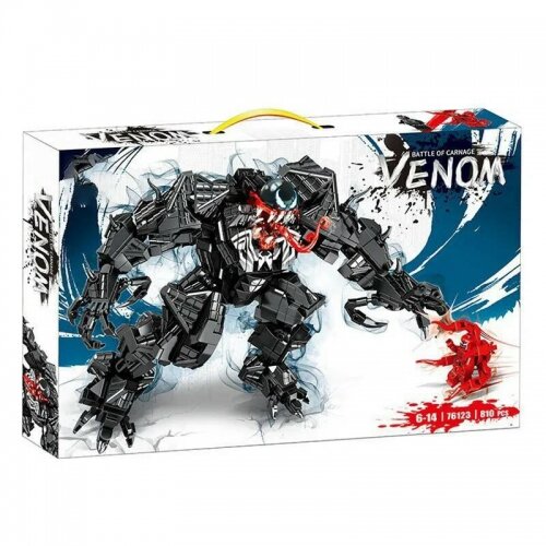 Конструктор Супергерои Веном против Карнажа 76123 VENOM BATTLE OF CARNAGE, 810 деталей