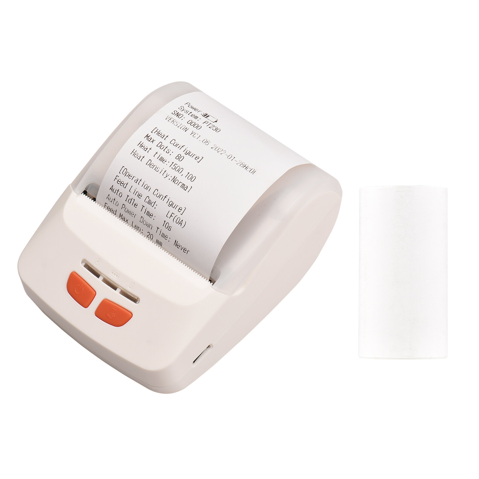 Принтер чеков Bisofice Портативный 58-мм мобильный термопринтер Беспроводная