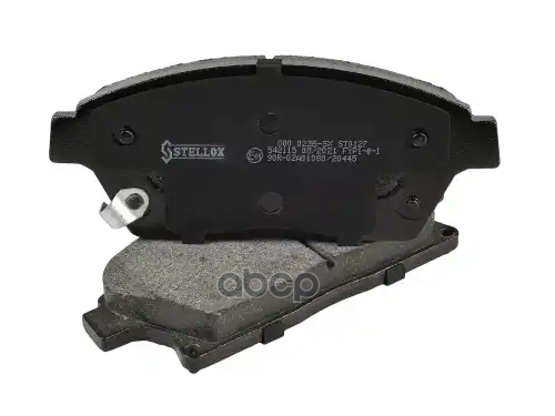 Колодки диск. пер! с антискрип. пл Lifan, Opel Astra 09>, Chevrolet Cruze 1.4-2.0 09> Stellox арт. 000023BSX