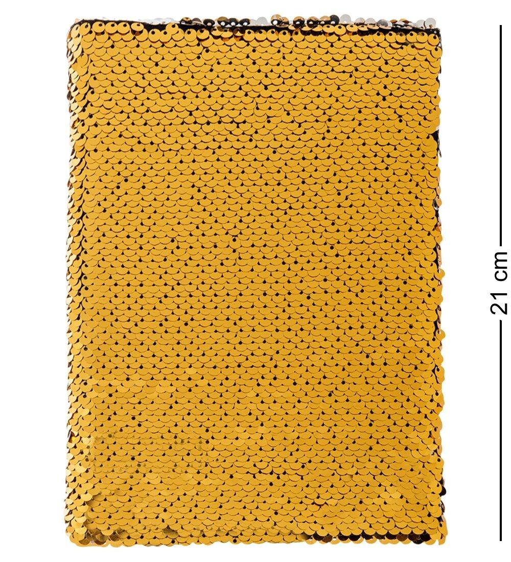 Блокнот Яркое настроение A2135040 разностор, Бумага, картон, пайетки
