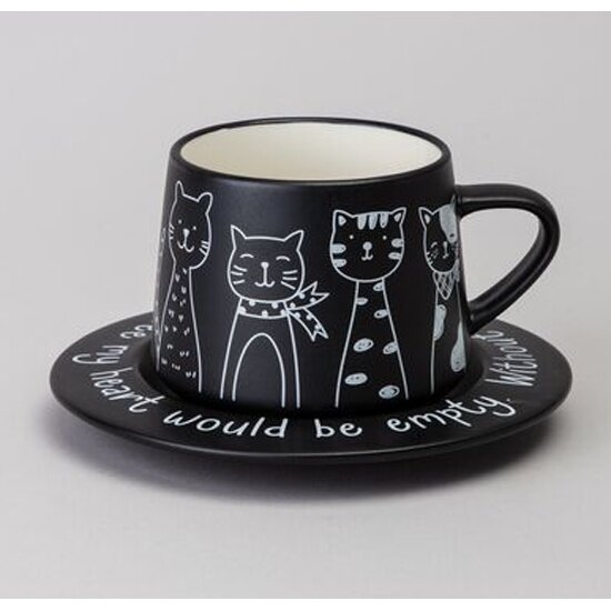 Чайный набор Lefard на 1 персону "коты" (756-475)