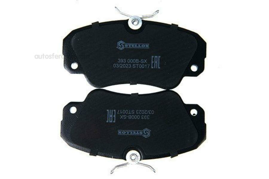STELLOX 1615000BSX колодки дисковые пер. с антискр. пласт!\ Ореl Omega 2.5-3.6/2.5TD 89-03/Senator 87-93