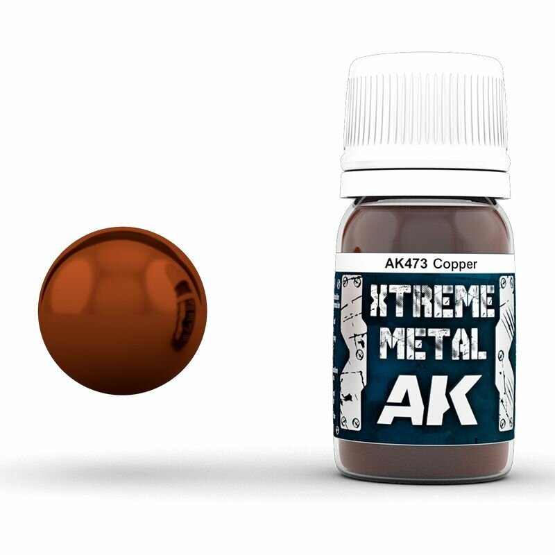 Краска металлик AK Interactive XTREMCOPPER 30mlE METAL