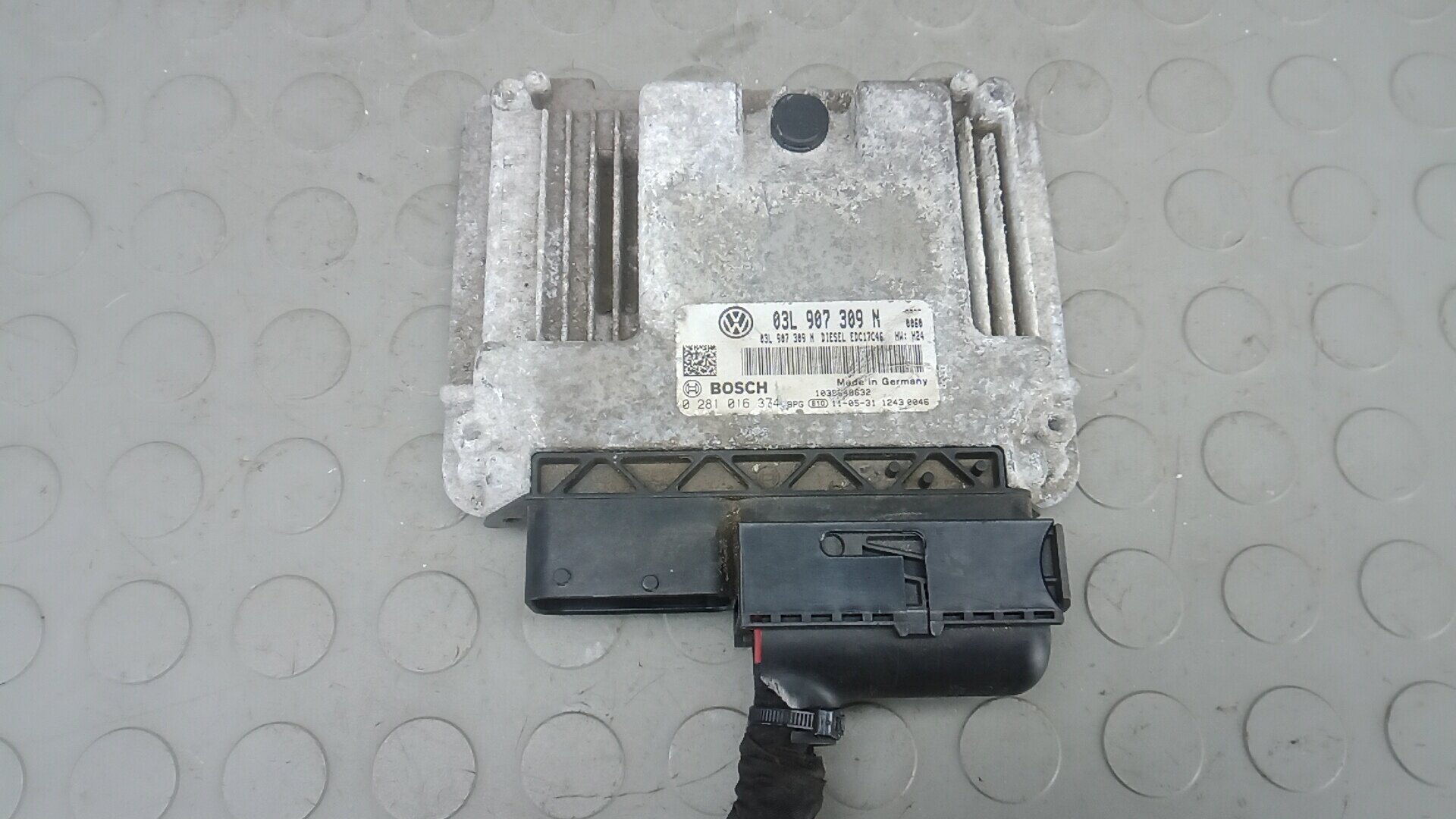 Блок управления двс VOLKSWAGEN PASSAT CC, Номер 0281016374, 03L907309N