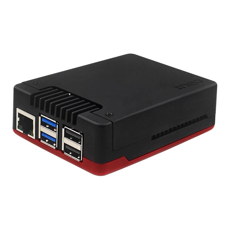 Argon NEO 5 чехол для Raspberry Pi 5 черный красный — фото 1
