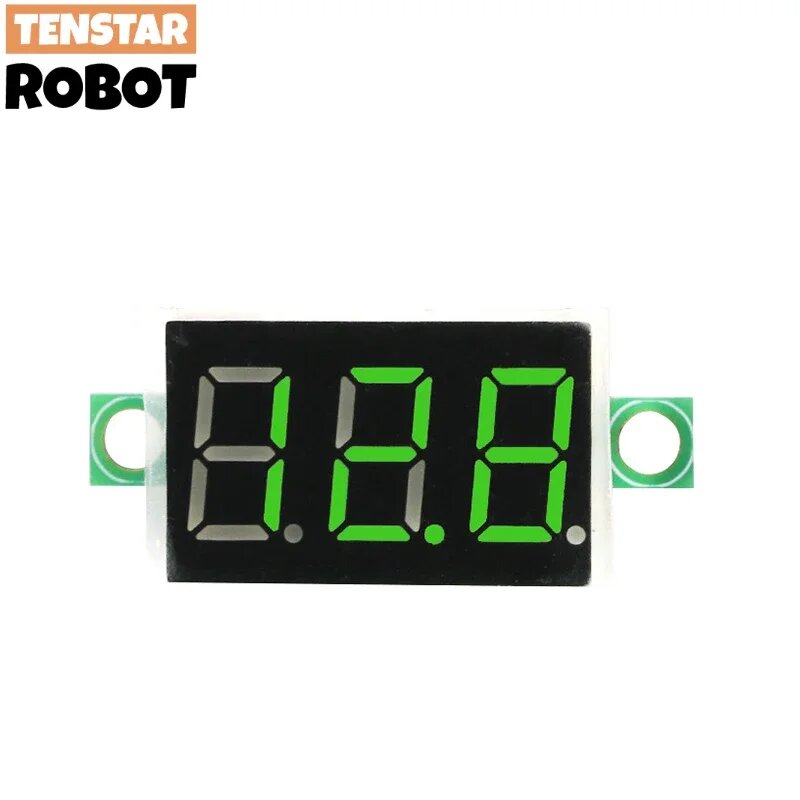 TENSTAR ROBOT 0.36" Цифровой вольтметр красный синий