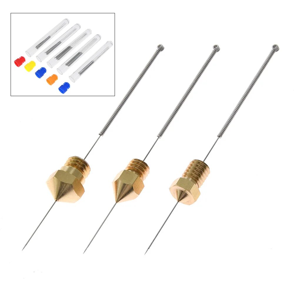 Иглы для очистки сопел 3D-принтера TWO TREES E3D V6 MK8 0.25mm 10PCS