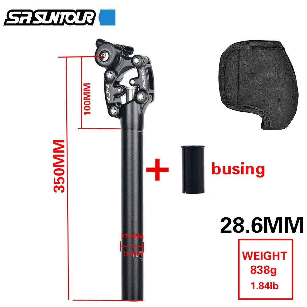 SR SUNTOUR NCX амортизатор подседельный штырь для велосипеда 350 мм SUNTOUR 28.6mm case