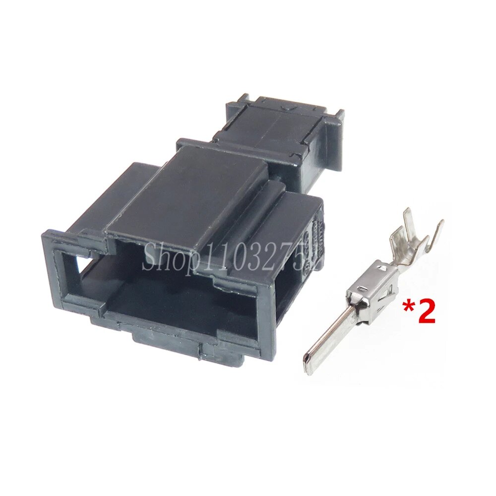 2-контактный автомобильный разъем 1J0972923 191972712, 1 Set male