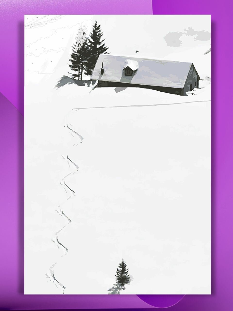 Картина по номерам на холсте Фрирайд, 40 х 60 см