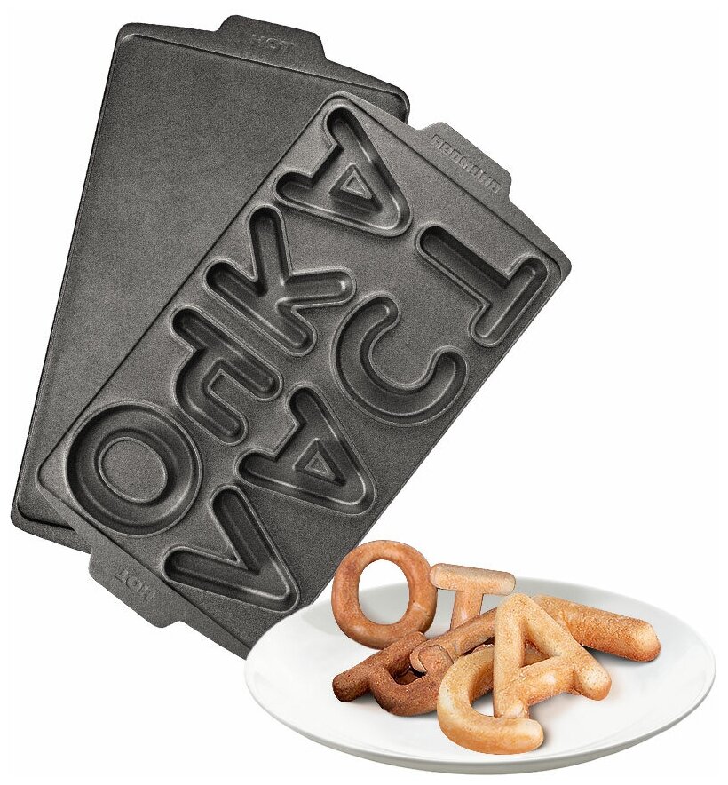 Панель "Ласточка" для мультипекаря REDMOND, форма для выпечки печенья в виде букв, RAMB-38