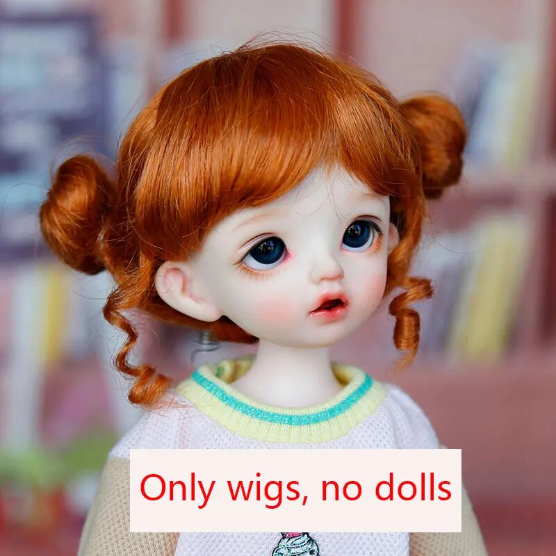 Парик для куклы BJD 1/6, рыжий, 466SM455