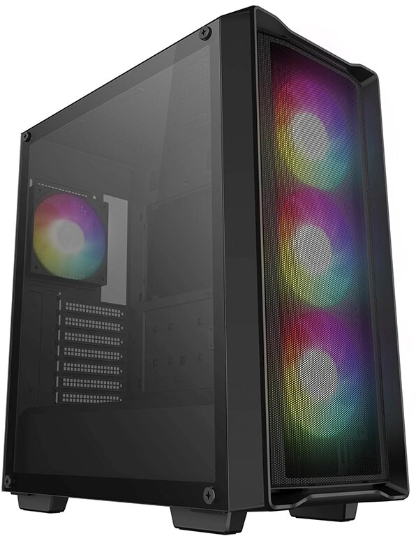 Deepcool CC560 Mesh V2 черный без БП ATX 4x120mm 5x140mm 2xU