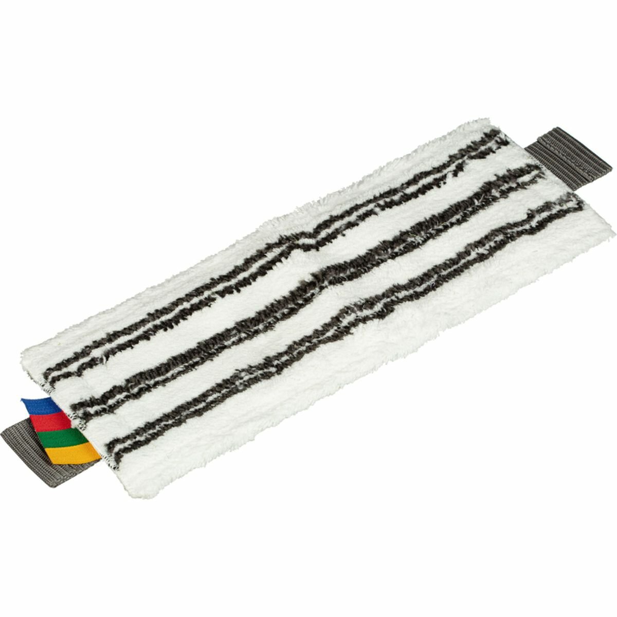 Насадка для швабры Vileda "МикроПлюс УльтраСпид Про", полиэстер/полиамид 42x16см, плоская, белый/черный (167291), 20шт.