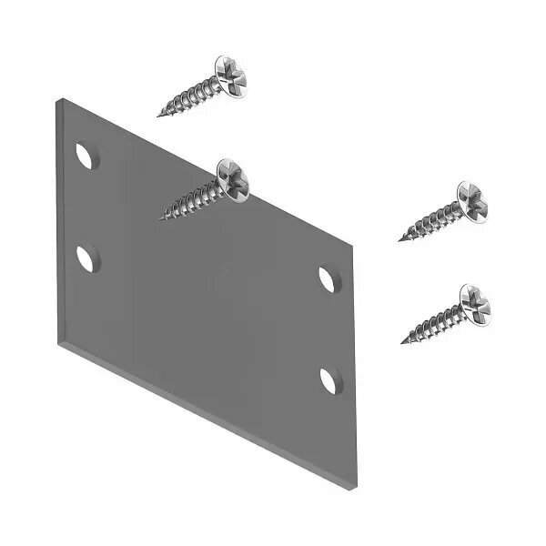 Заглушка для профиля под шпаклевку АВД-5607 (FS-AL-W35-F)