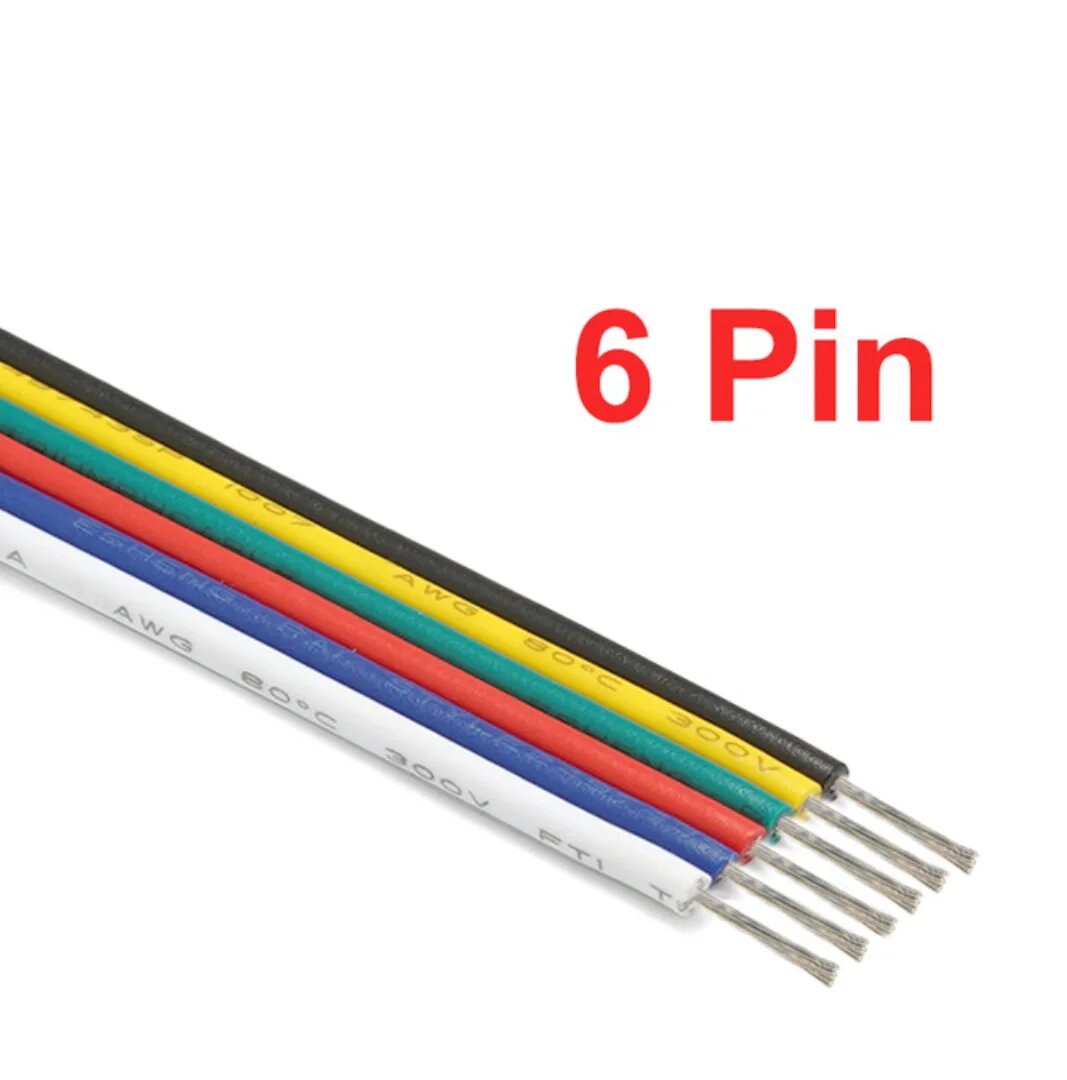 SUNSPURT RGB разветвитель для светодиодных лент 5-100 м 5M, 6PIN 18AWG