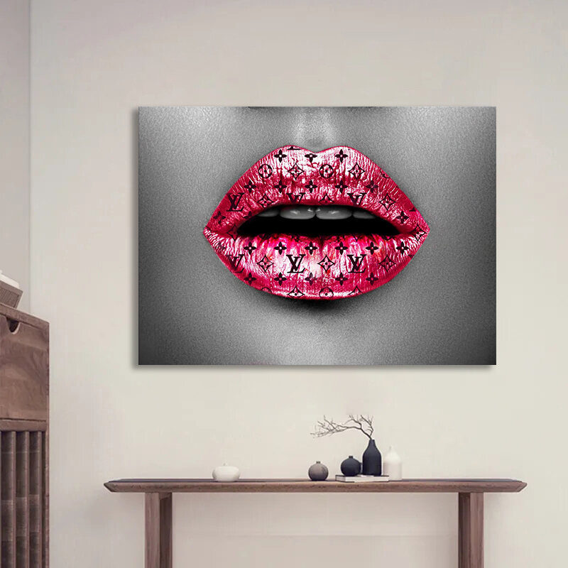 Губы / интерьерная картина, картина в салон красоты, 20х30 см.
