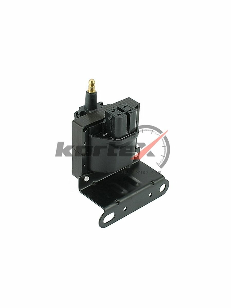 Катушка зажигания Kortex KIC019, для Daewoo Espero/Nexia, передняя, металл, серая