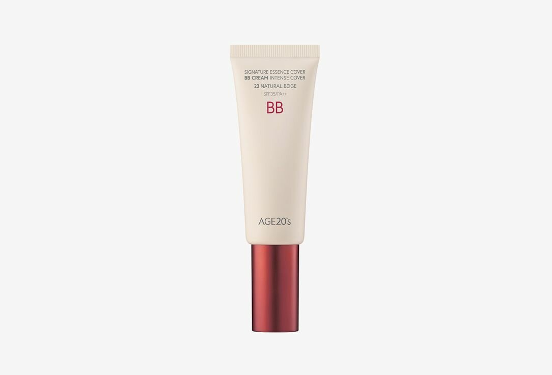 BB-крем для увлажнения и сияния лица SPF 35 PA++ AGE 20S Signature Essence Cover 30 мл 23, Natural beige