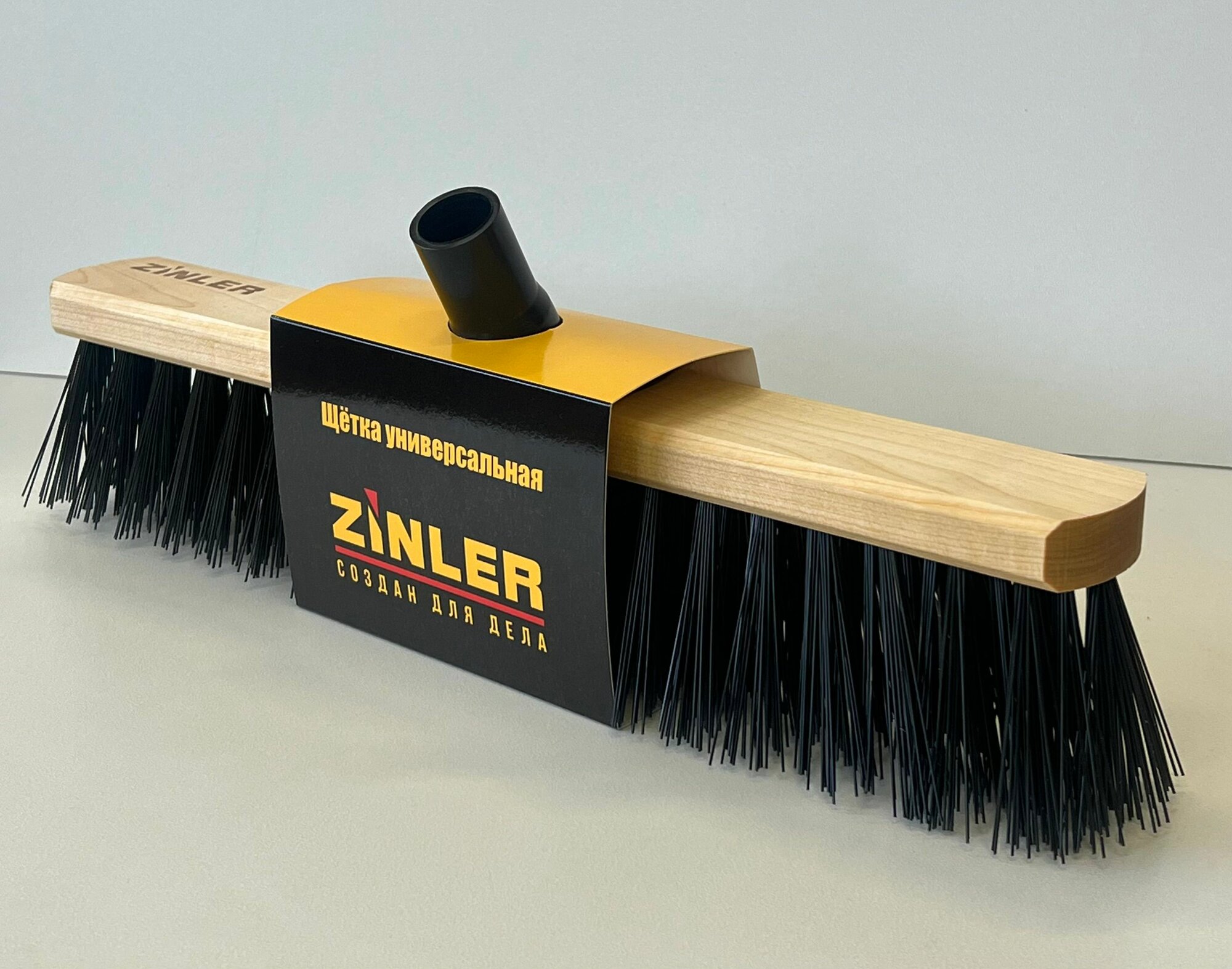 Уличная щетка ZINLER для пола, 400 мм, усиленное пластиковое крепление