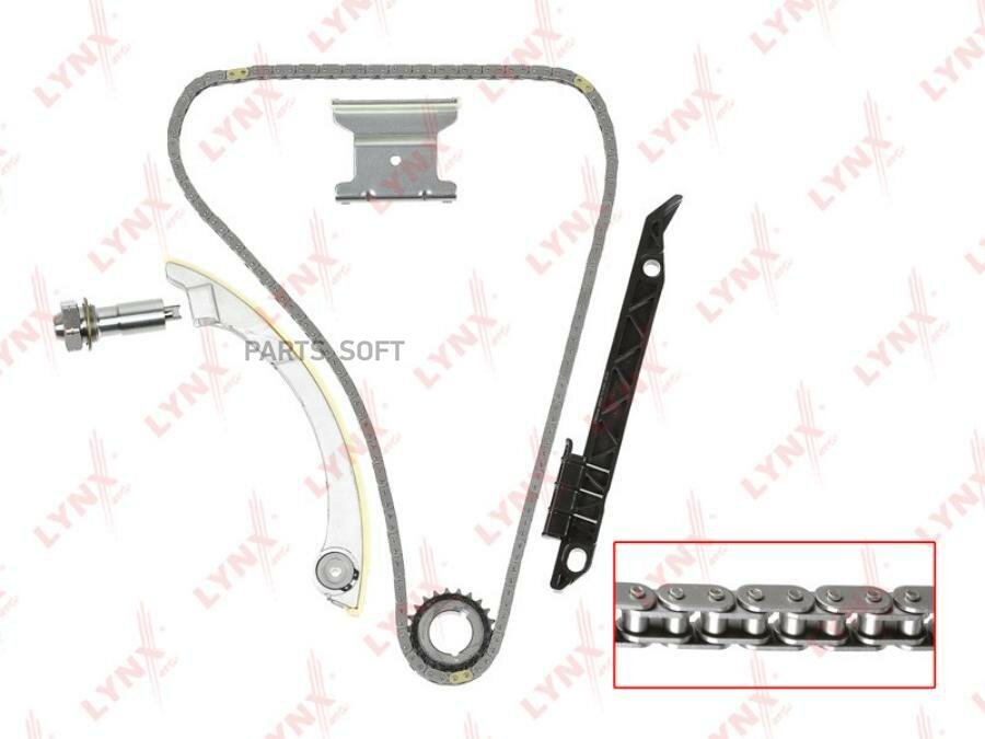 LYNXAUTO TK-0185 Комплект цепи ГРМ CHEVROLET Captiva 2.4 11> OPEL Antara 2.4 10> / Insignia A 2.0 08> ()