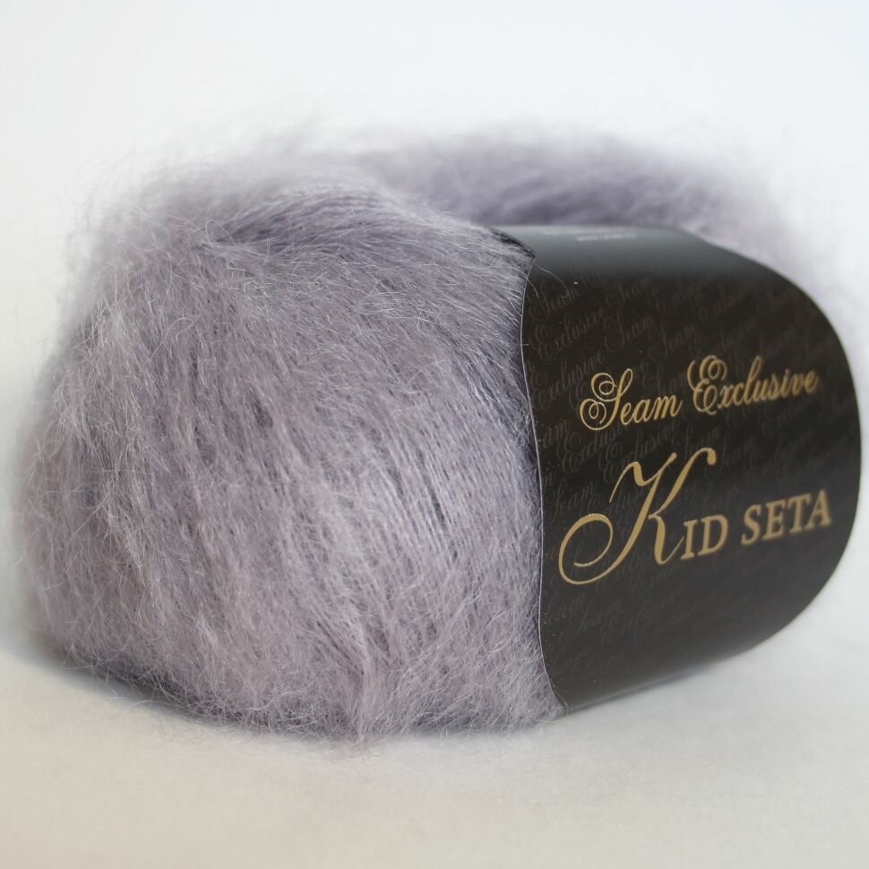 Пряжа Kid Seta Seam цвет 06057, 10шт*(210м/25г), 72% кид мохер 28% малберри шёлк