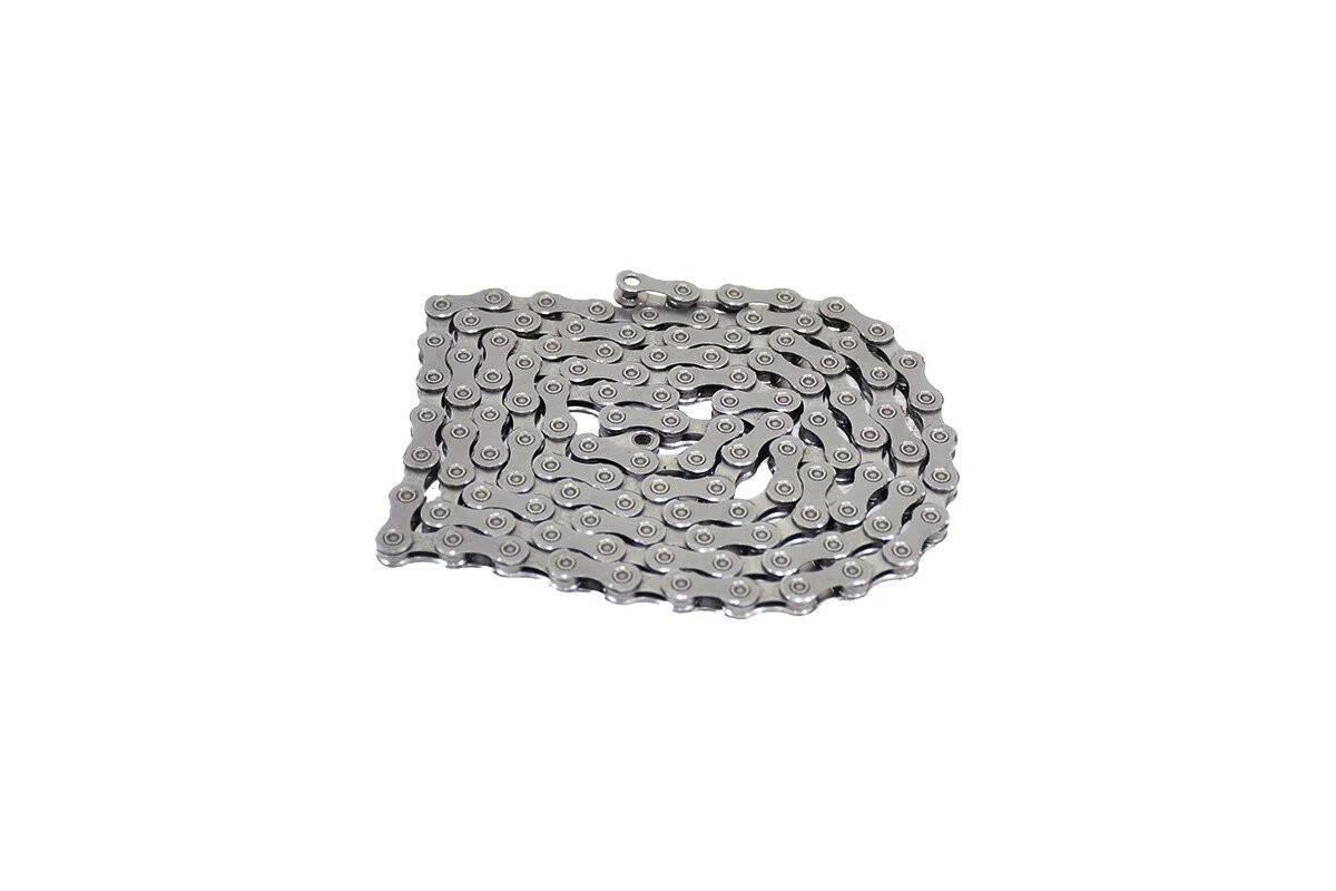 Shimano Цепь Shimano Cues 14G KCNLG500 116E, 9-10-11 ск. (без упак.), цвет Серый