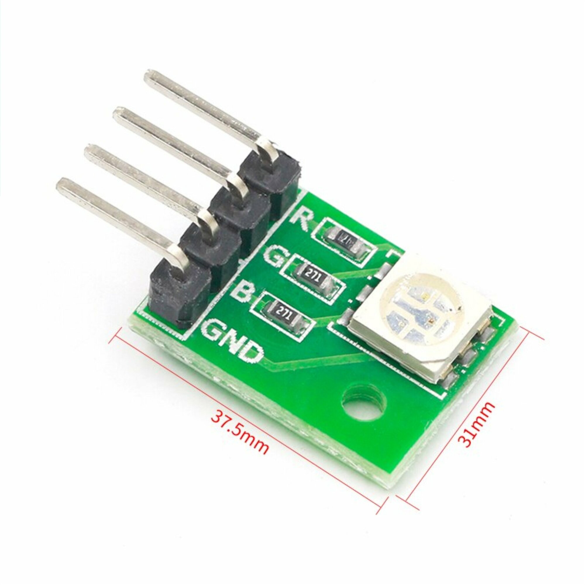 Модуль управляемого RGB SMD светодиода размера 5050 для Arduino