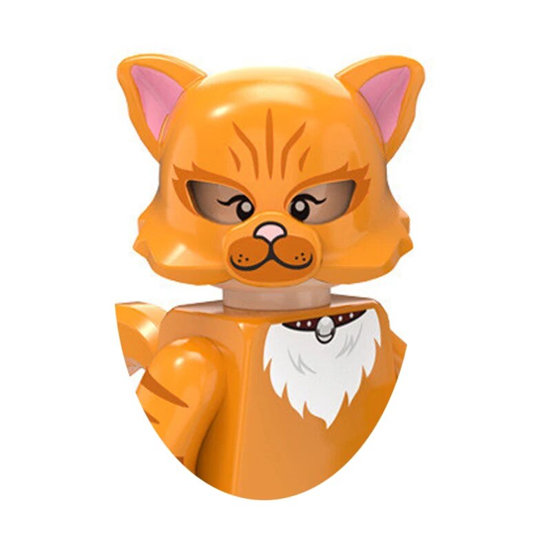 Movie anime bricks Duke Unicorn Deer Kangaroo Cat Elephant Panda Mini Action toy Figures Assembly Toys kids birthday gifts