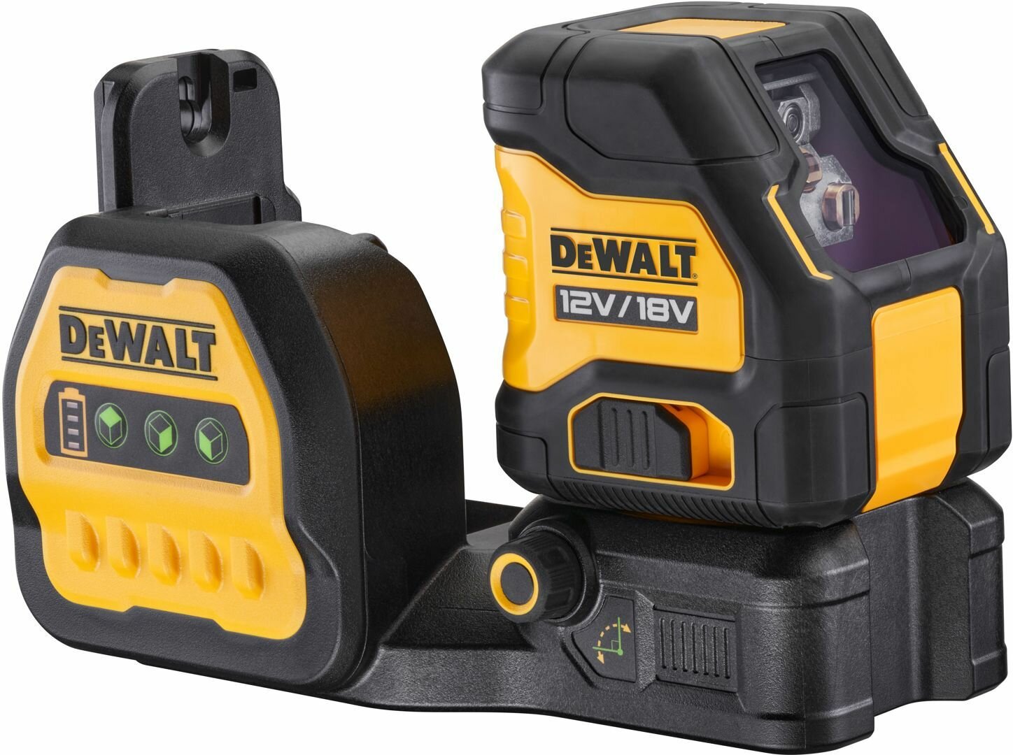 Уровень лазерный Dewalt DCE088NG18 зеленый луч, 30 м