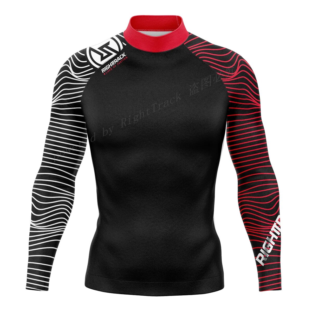 Мужская футболка RIGHTTRACK Love Of Surfing Черный, XL, 6