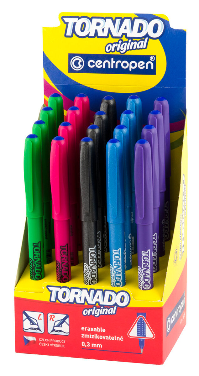 Centropen Ручка роллер Tornado original 2675/20-ZH16 0.5 мм 0.3 мм ассорти синего цвета 1шт