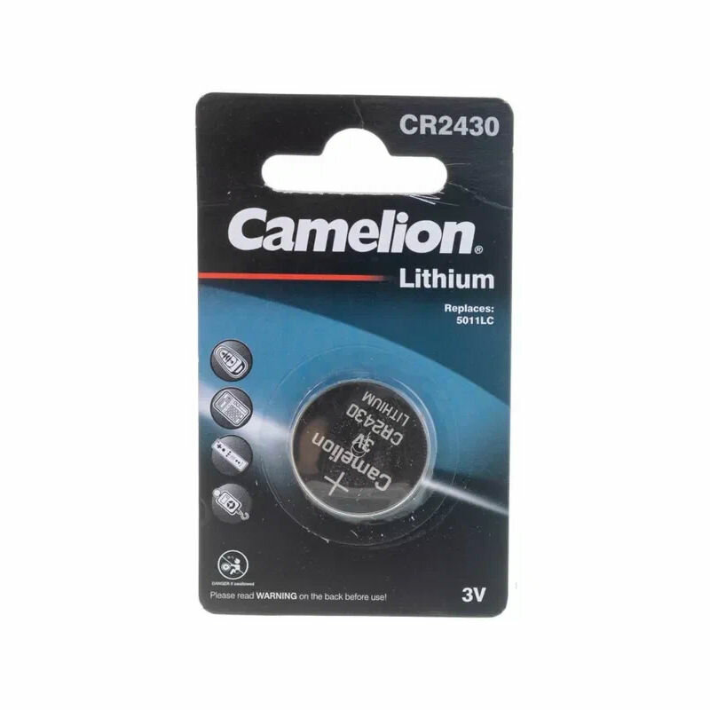 Батарейка литиевая CAMELION CR2430 дисковая 3В (бл1)