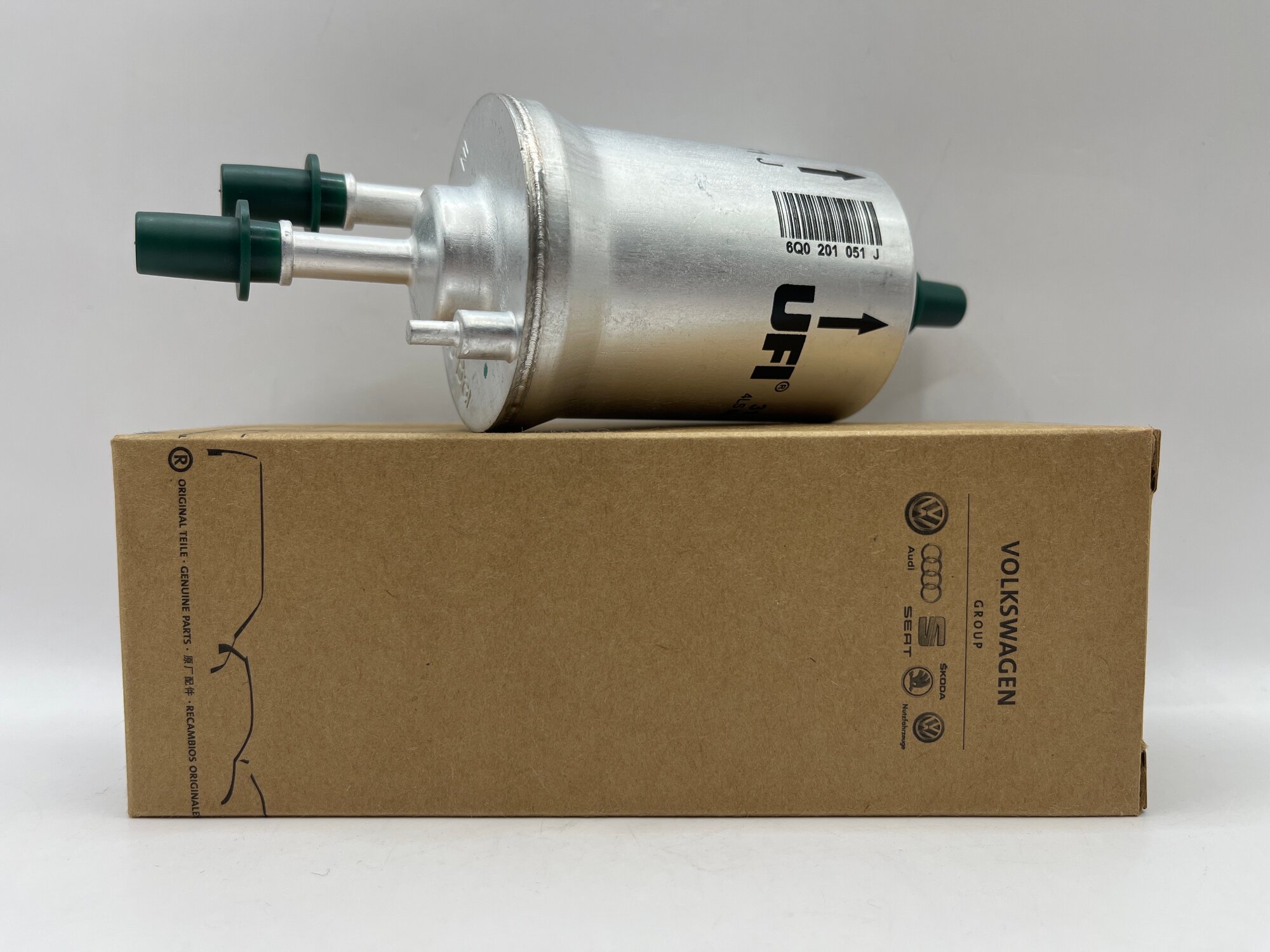 Фильтр топливный 6Q0201051J, для Audi, Skoda, SEAT, VW, бензин, дизель