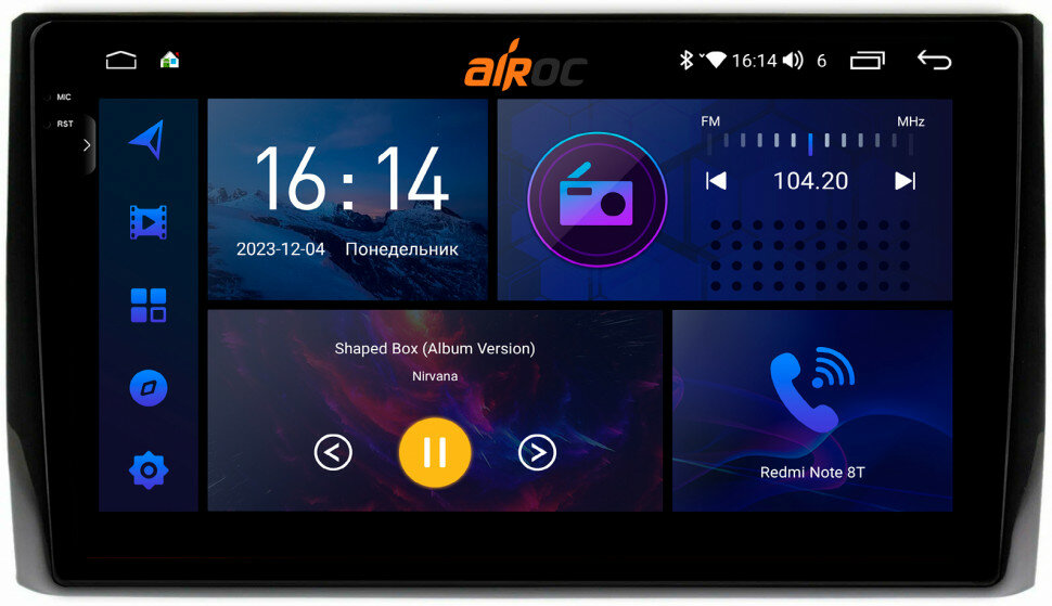 Штатные магнитолы Android AIROC 2K RI-3206