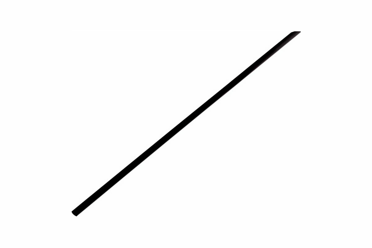 Трубка термоусадочная 2.0/1.0 1м черн. Rexant 20-2006