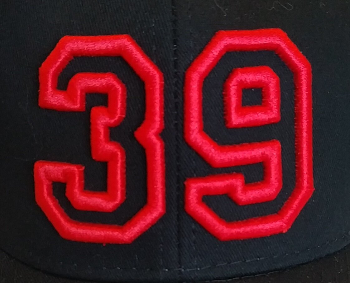 Бейсболка PRO-S700 номер 39 (Черный + Черный) для мужчин