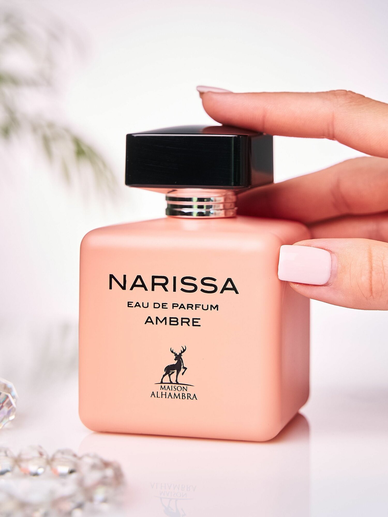 Арабские духи Alhambra Narissa Ambre 100 мл. Альхамбра Нарисса Амбре парфюм для женщин, цветочный аромат с нотками мускуса из ОАЭ
