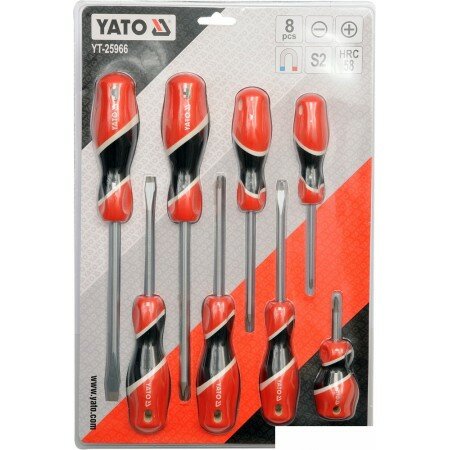 Набор отверток Yato YT-25966 (8 предметов)