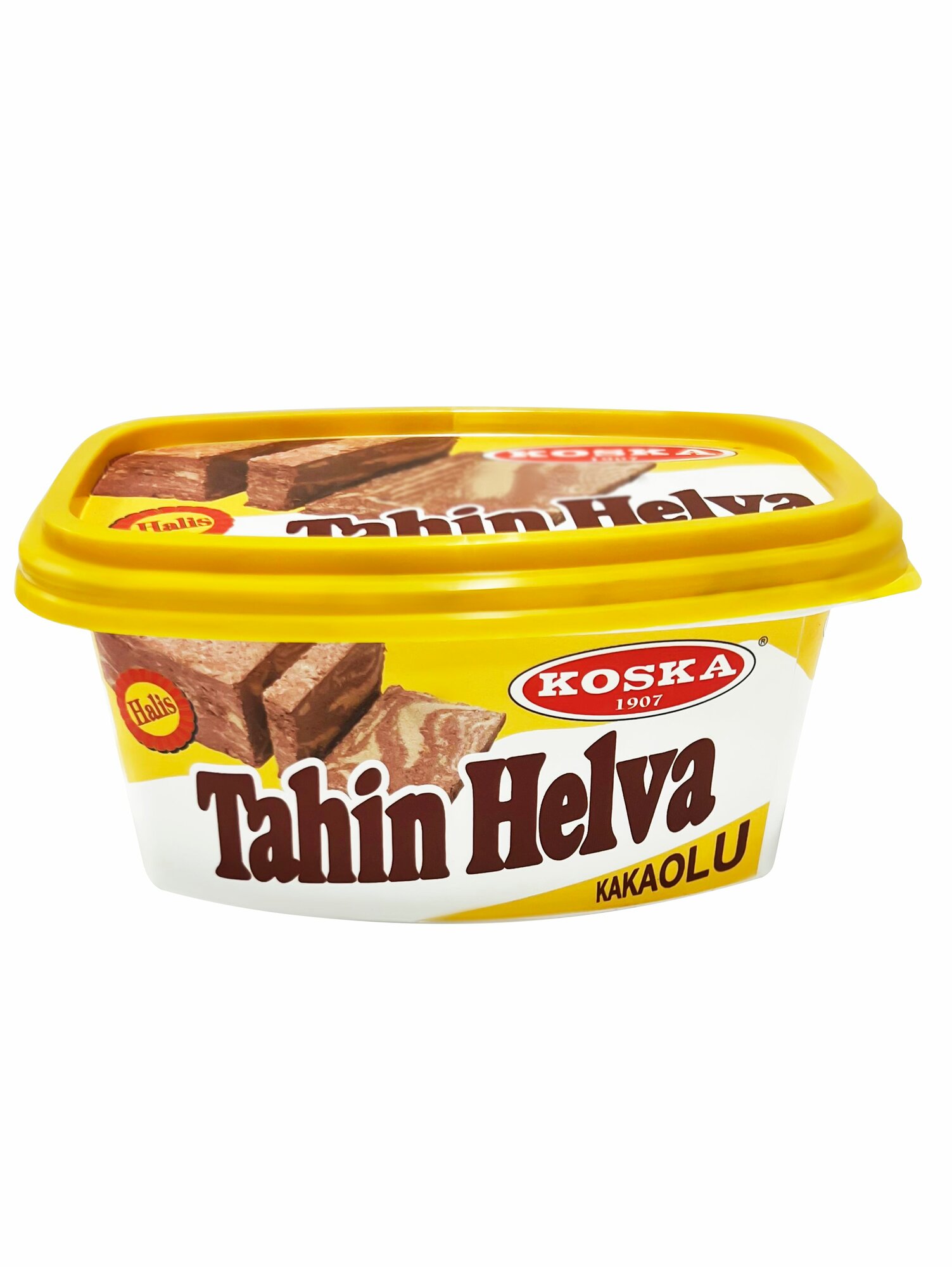 Халва турецкая кунжутная (тахинная) с какао, "Koska", Kakaolu Tahin Helva, 300гр. Турция